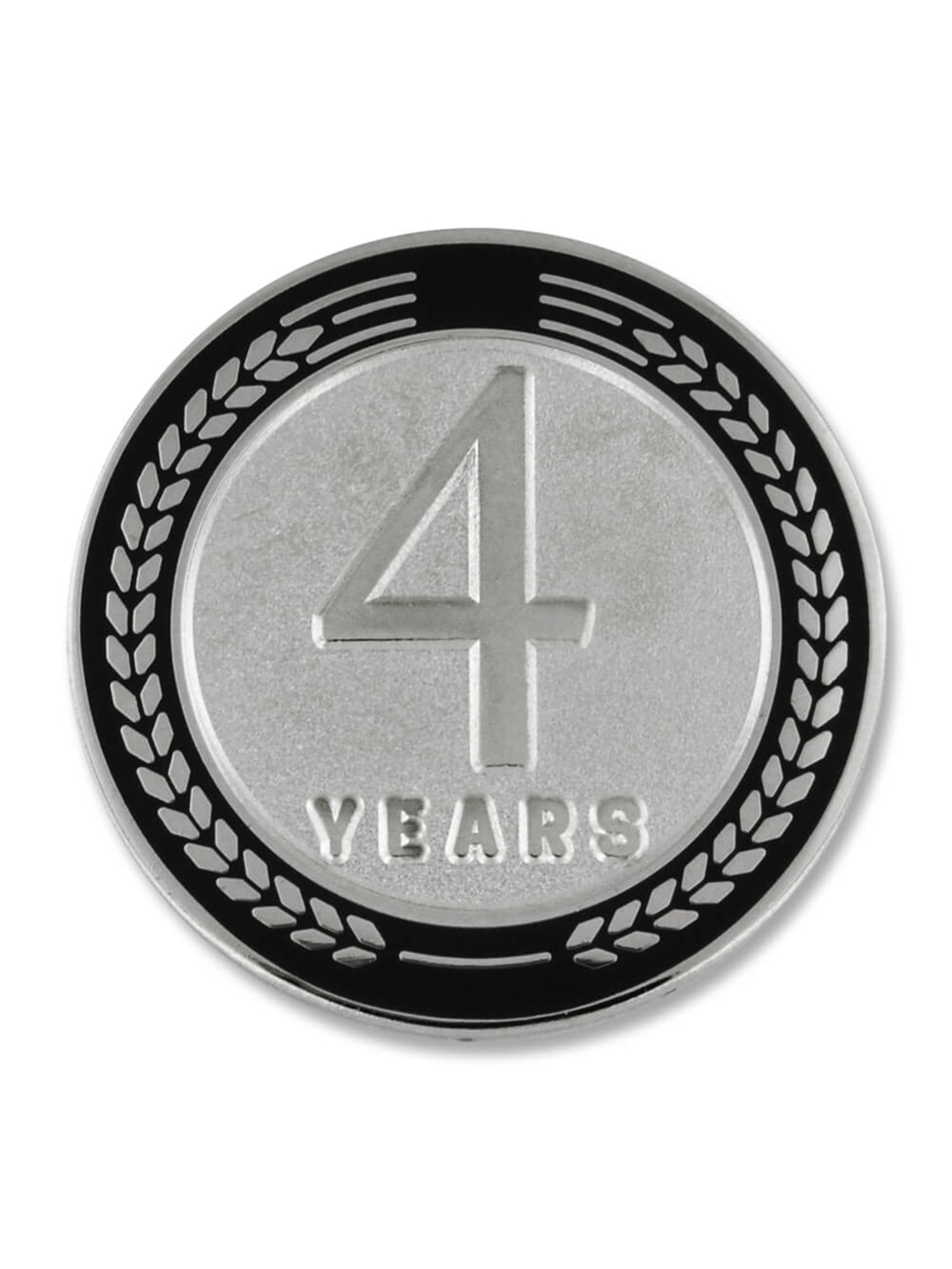 PinMart's 4 Years of Service Award Employee Recognition Gift Lapel Pin ...