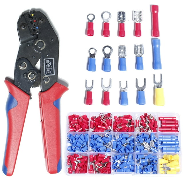 mini hand Crimping Tool 0.25-2.5mm² Crimper pliers Cable Lugs ...