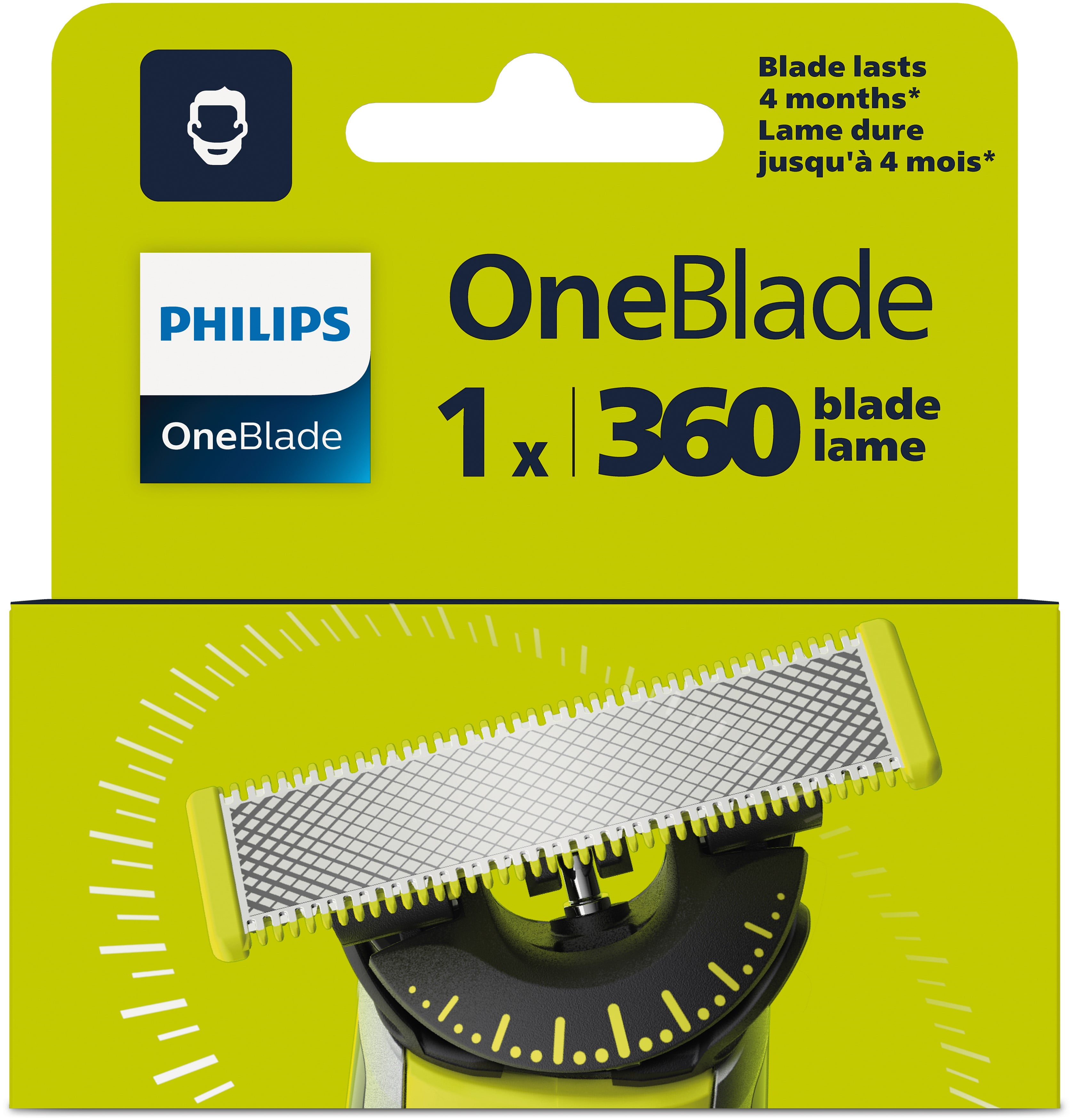 Philips OneBlade 360 flex blade, 1 pack, OneBlade Blade - Walmart.ca