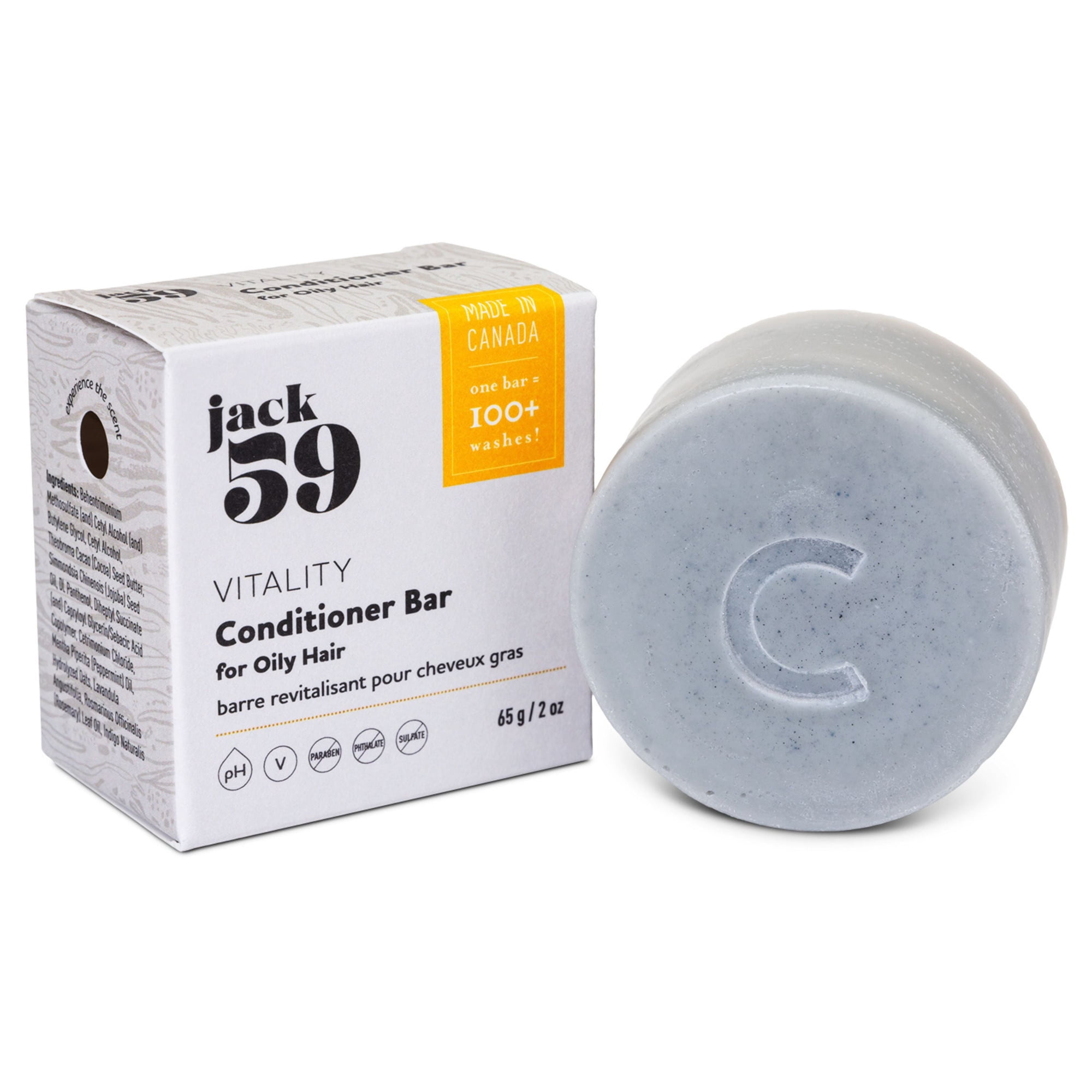 Click here for Jack59 Vitality Conditioner Bar For Oily Hair prices