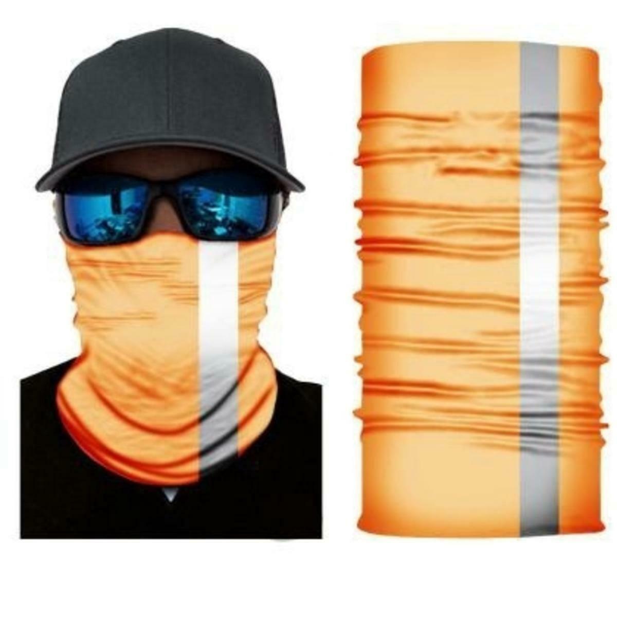 Reflective Face Balaclava Scarf Neck Fishing Shield Sun Gaiter Headwear ...