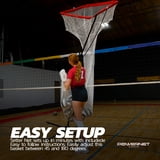 PowerNet Volleyball Setter Trainer Net and Large Carry Bag Bundle ...