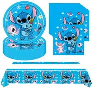 Unique Lilo and Stitch Birthday Party Decorations, 16 Plates, 16 ...