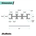 DUBOIS 36-Inch Aluminum Multi T-Slot Track | Universal Workbench T ...