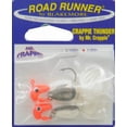 Road Runner Crappie Tamer, Red, White Underspin Fishing jig. - Walmart.com