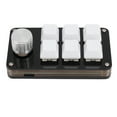 Mini 6 Key Keypad With Knob Custom Programming Hot Swappable Blue Switch One Handed Macro