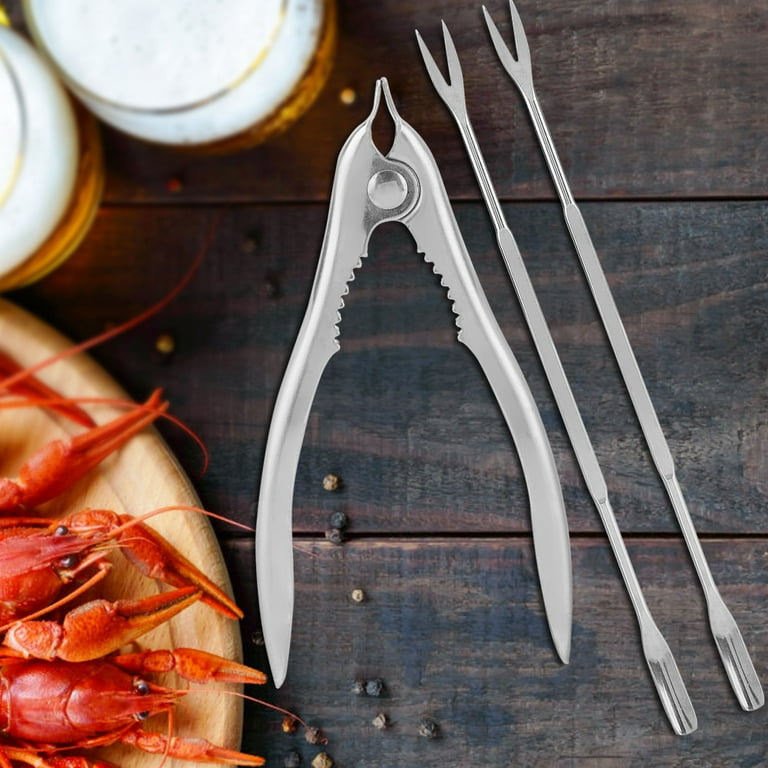10pcs Stainless Steel Crab Grabber, Seafood Grabbing Tools Crabs