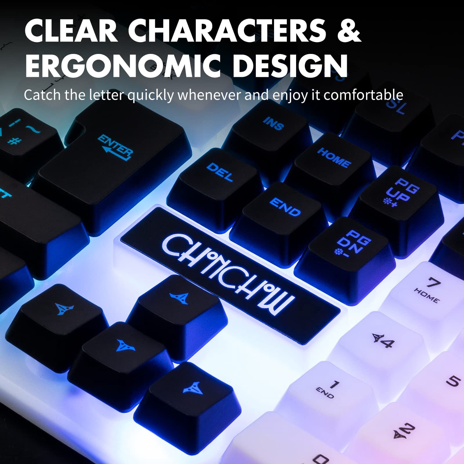 Chonchow Keyboard And Mouse CHONCHOW RGB Gaming Keyboard - Mechanical ...