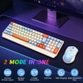 Cshidworld Wireless Gaming Keyboard and Mouse Combo, RGB Backlit, Dual ...