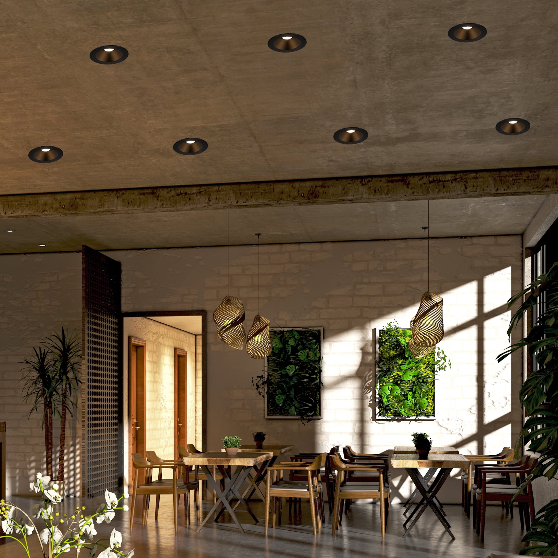 Recessed Lighting Dining Table