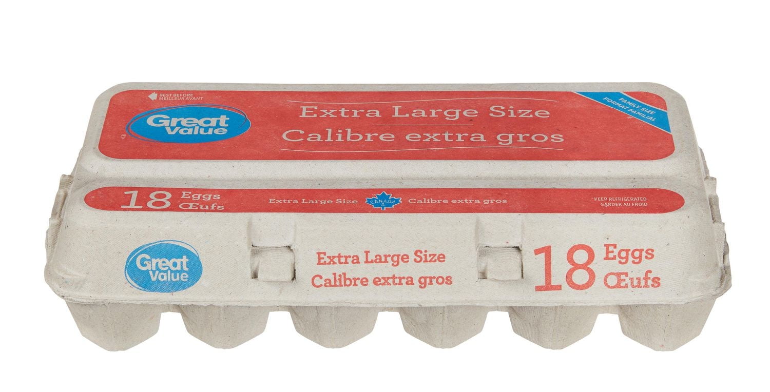 Great Value Extra Large Eggs - Walmart.ca