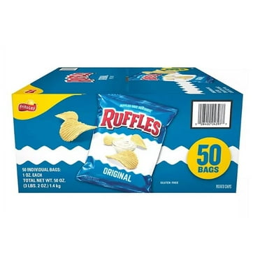 Ruffles Original Potato Chips Multipack (1 oz., 50 ct.) - Walmart.com