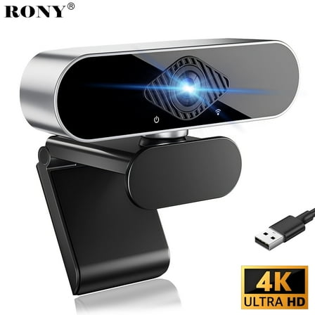 AUKEY 1080P USB Plug Webcam with Dual Noise Reduction Microphones for ...