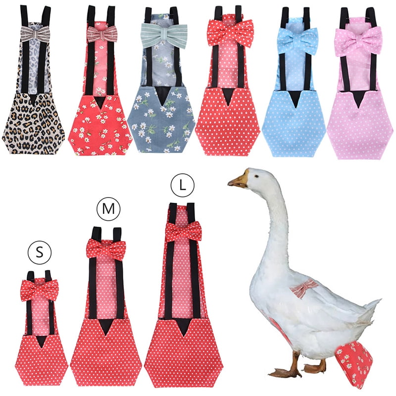 Click here for Ikemiter Flowered Pet Diaper For Duck With Bowknot... prices