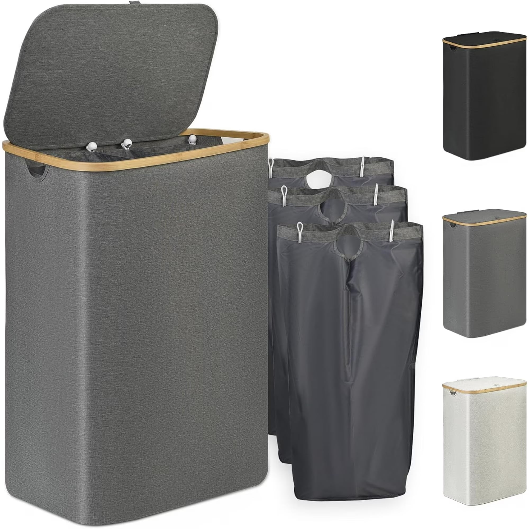 Click here for Zelova 160l Laundry Hamper With Lid collapsible La... prices