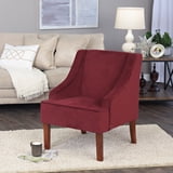HomePop Velvet Swoop Arm Accent Chair - Walmart.com