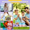 Bento Lunch Box Set - 4 Compartment Food Storage Containers - Wheat ...
