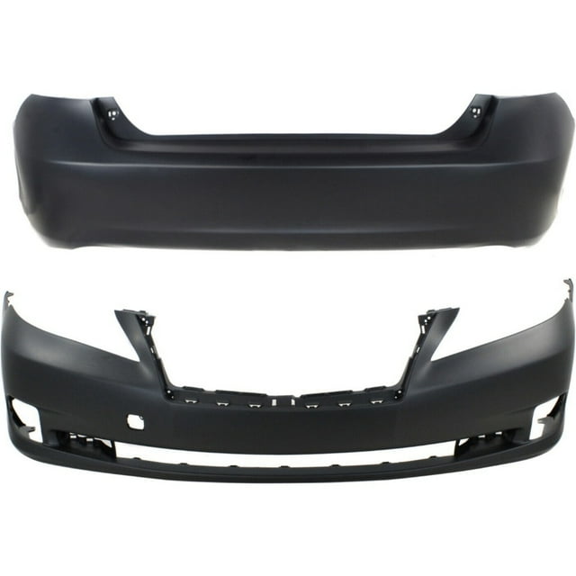 For 10-12 Lexus ES350 Sedan Bumper Covers Fascias Set of 2 Front & Rear ...