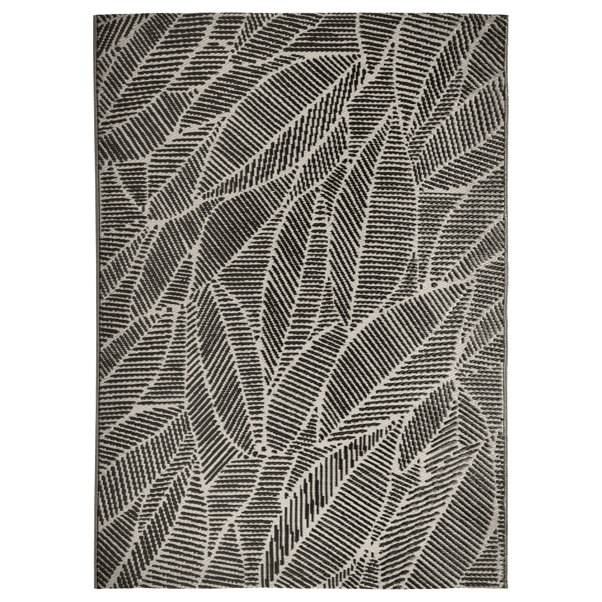 Click here for Bouclair Black 2-Tone Reversible Outdoor Rug 5 X 7... prices