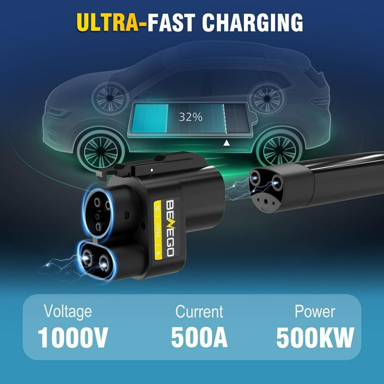 Tesla Supercharger Adapter 500A CCS1 Adapter With Temp Control Tesla ...