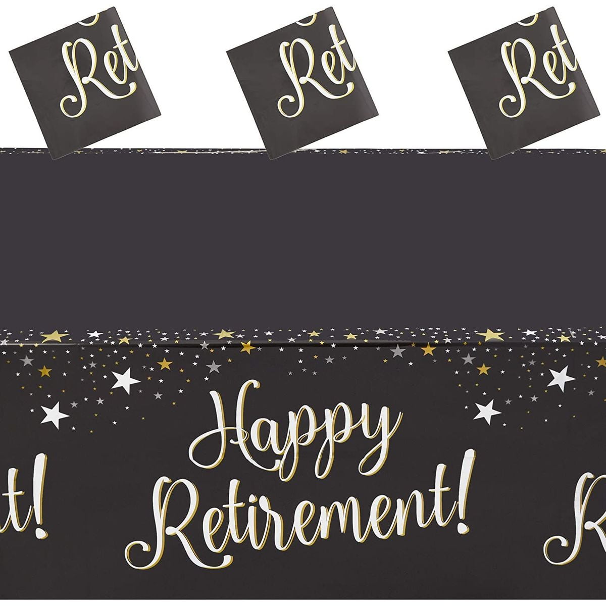 Click here for Sparkle And Bash 3 Pack Happy Retirement Disposabl... prices