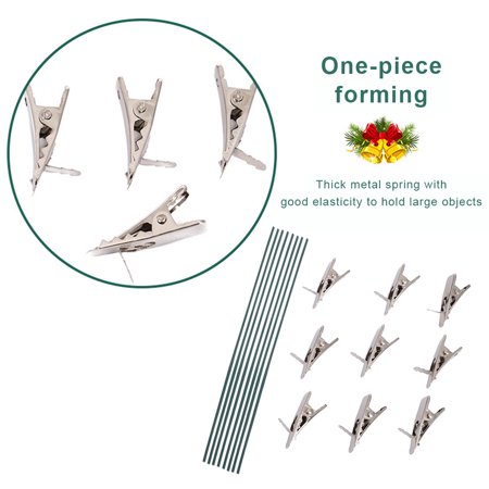 pitrice 32 Pieces/Set Christmas Fake Flower Clips Home Office ...