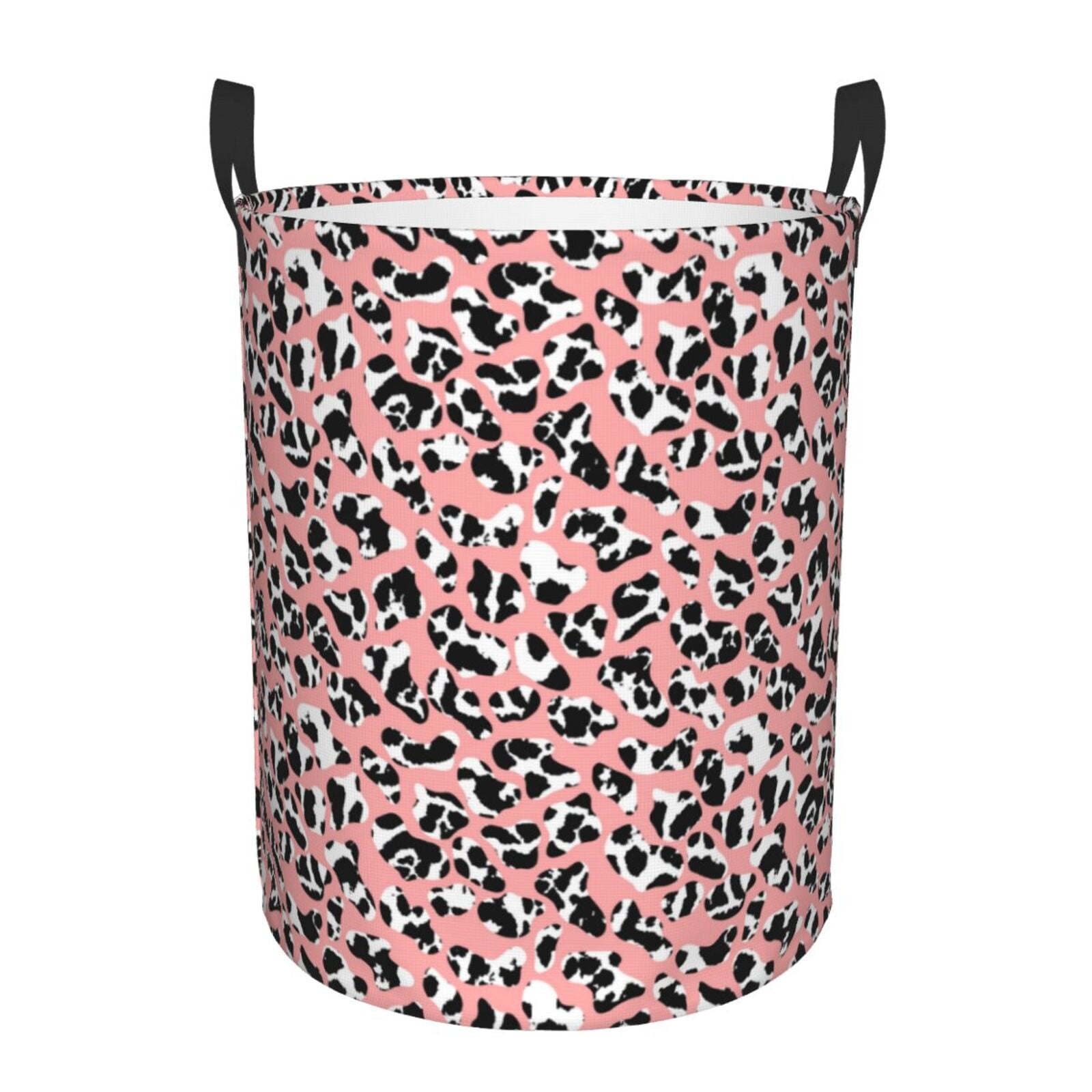 Fotbe Cow Animal Skin Cesto de Ropa con Asas, Cesto Impermeable de Gran ...
