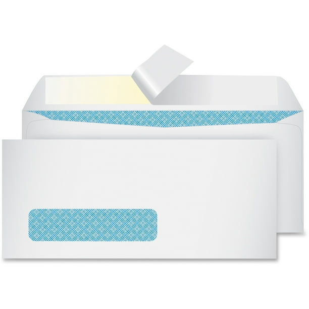 Quality Park Redi Strip Security Tinted Window Envelope, #10, 4 1/8 x 9 ...
