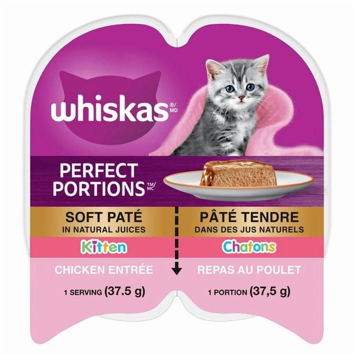 Click here for Whiskas Perfect Portions Chicken Entrée Paté Kitte... prices