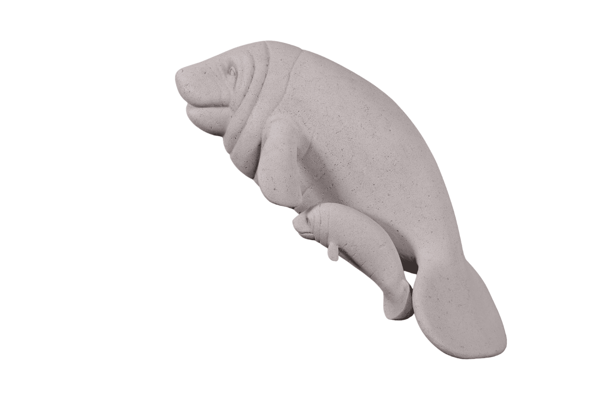 Manatee Wall Decor Roman Stone Sculpture Lake House - Walmart.com