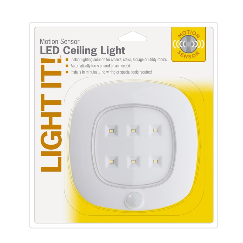 Motion Sensor LED Ceiling Light - Walmart.com