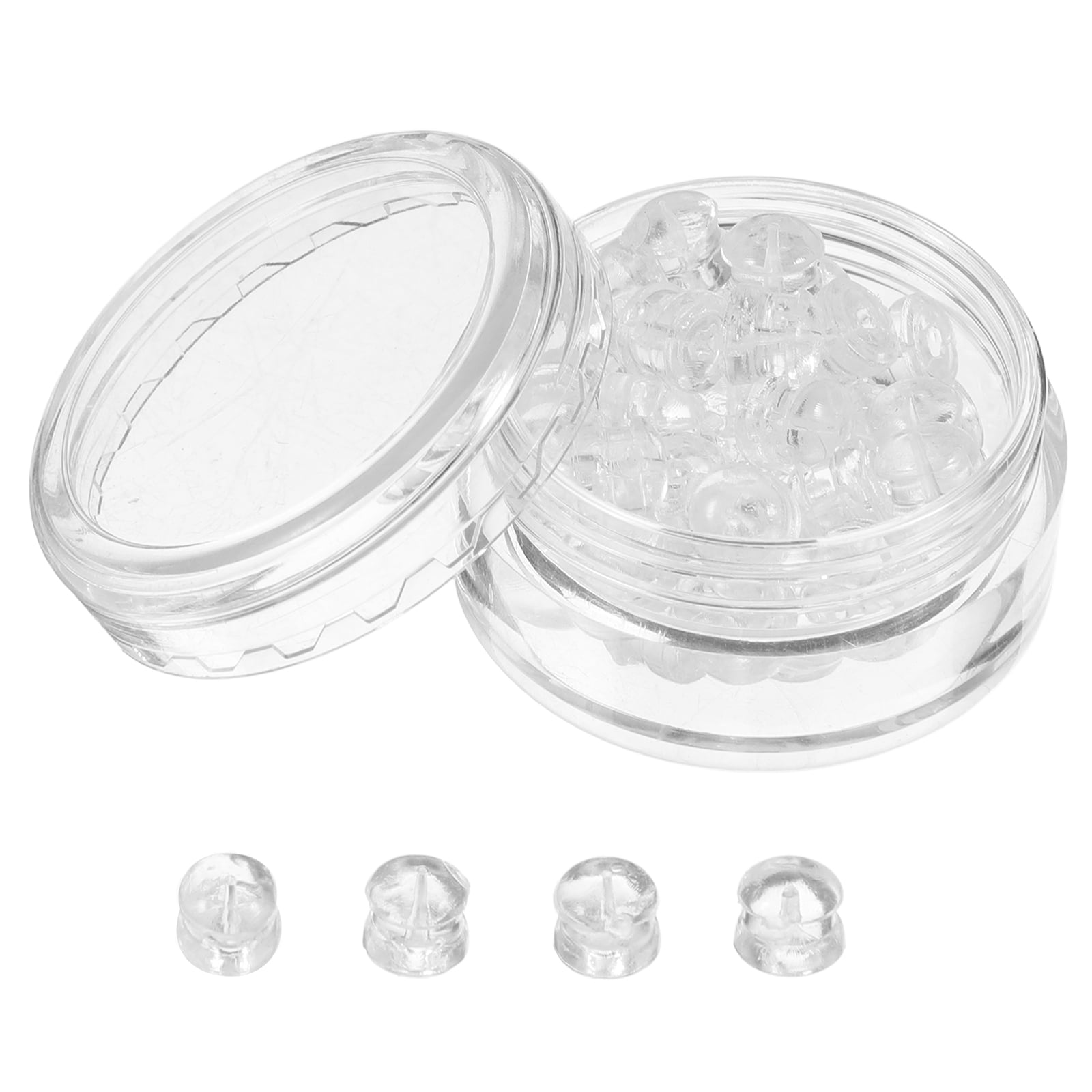 Click here for Miangastore 30pcs Soft Clear Silicone Earring Back... prices