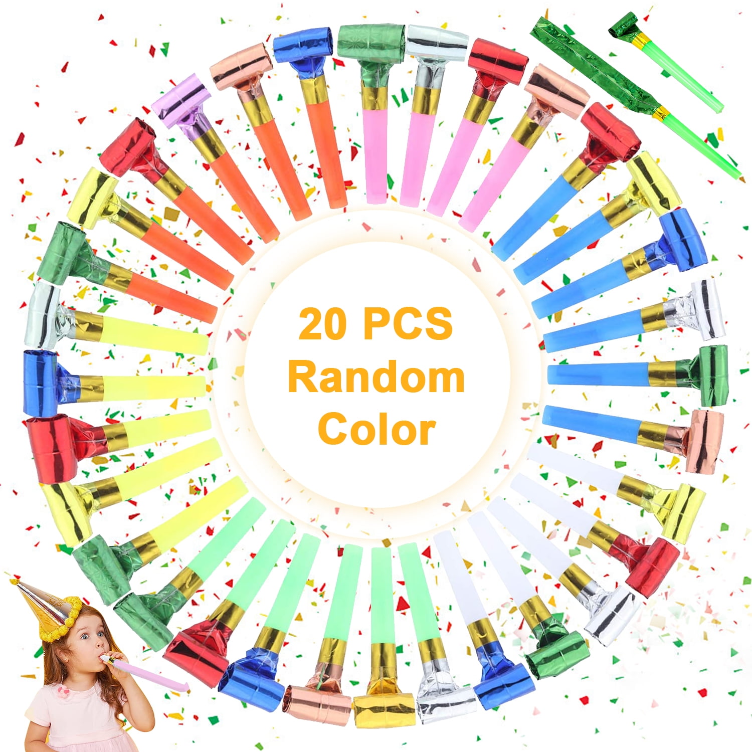 Click here for Mfg2020 Party Blowers For Kids  20 Pcs Party Whist... prices