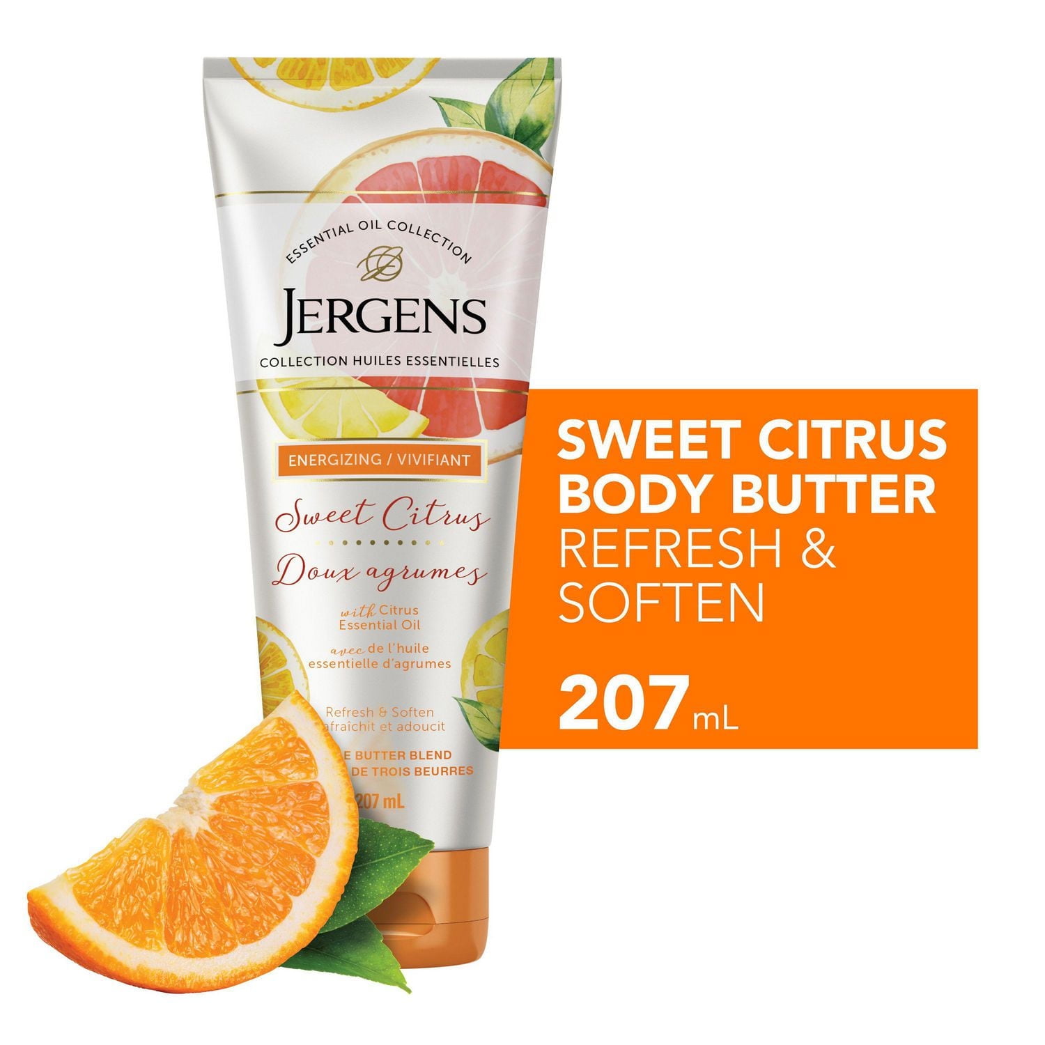 Click here for Jergens Energizing Sweet Citrus Triple Butter Blen... prices