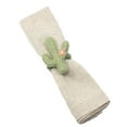Hand-felted Cactus Napkin Rings, Set of Four Colors Global Groove (T ...