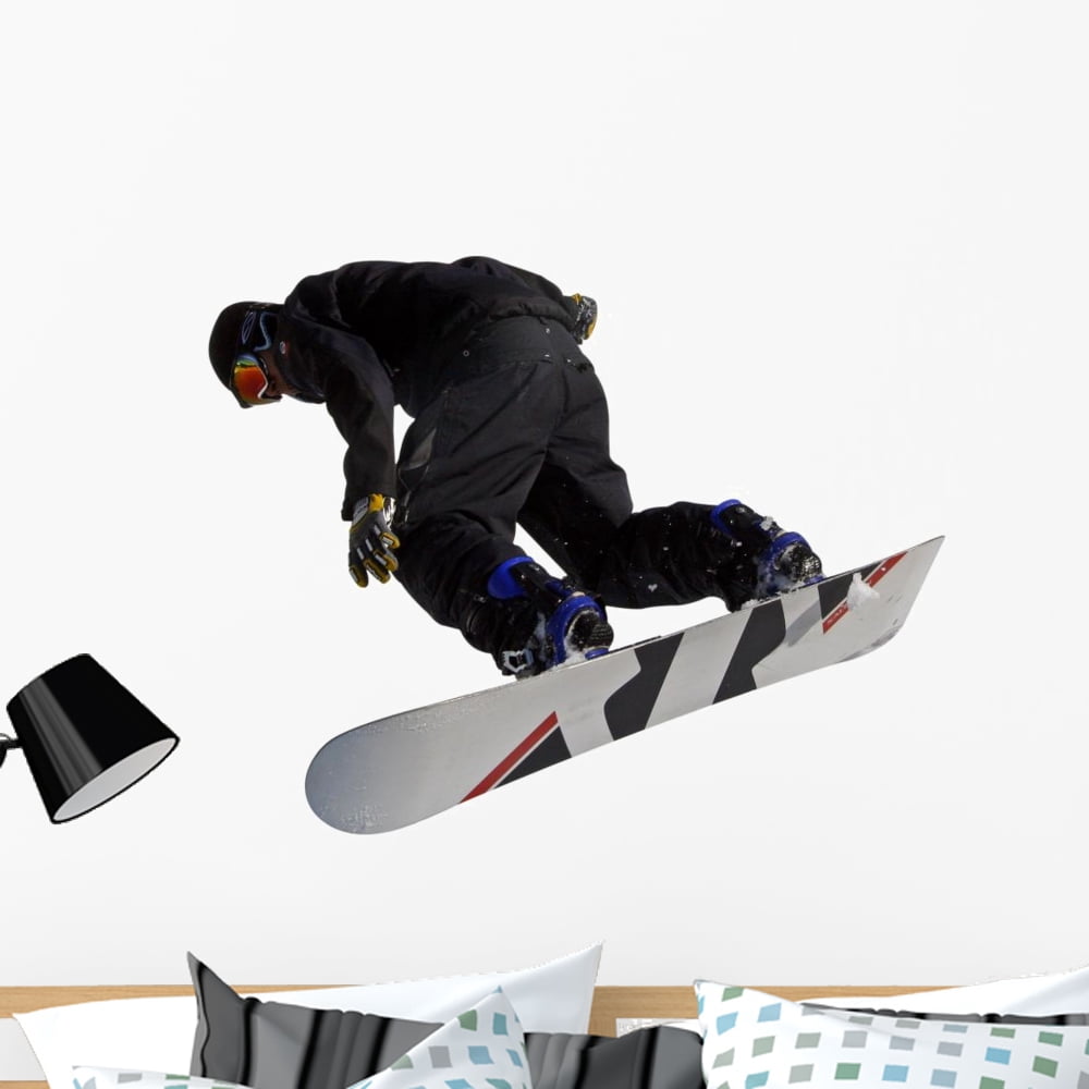 Snowboard Wall Decal by Wallmonkeys Peel and Stick Graphic (36 in H x ...