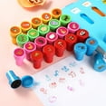Naler 26Pcs Zoo Animal Stamps, Self-Inking Non-Toxic Stamps for Kids ...