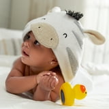 Gerber Baby Boy or Girl Casual Unisex Hooded Terry Towel and Washcloths ...