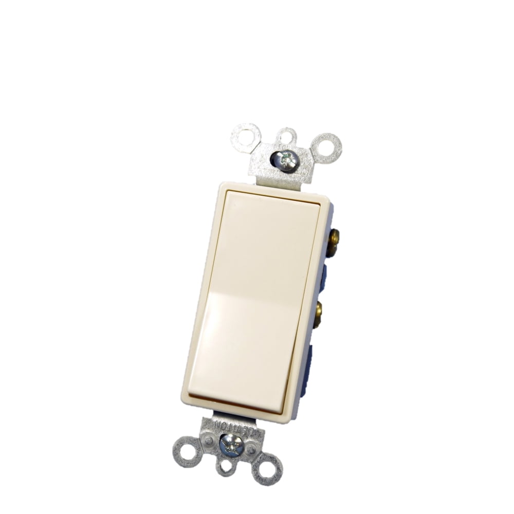 Leviton 5604-2A Almond Decora Four Way Rocker Light Switch 15A ...