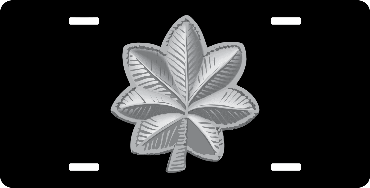 Army Lieutenant Colonel Rank License Plate - Walmart.com
