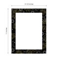 Happy New Year Holiday Letterhead / 50 Sheets / 8.5" x 11" Black Faux ...