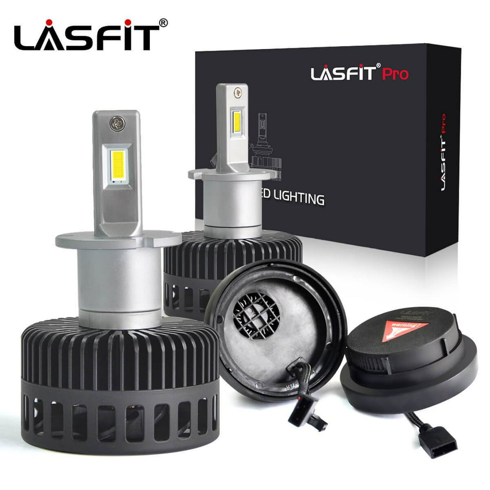 LASFIT D5S LED Headlight Bulbs, Custom Fit 2016 2017 2018 Chevrolet Silverado 1500, 100W 10000LM ...