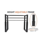 Stand Up Desk Store Solid Wood Manual Height Adjustable Standing Desk ...