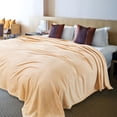 BadyminCSL Ultra Soft Solid Warm Fleece Throw Blanket, Cozy Sofa Bed ...