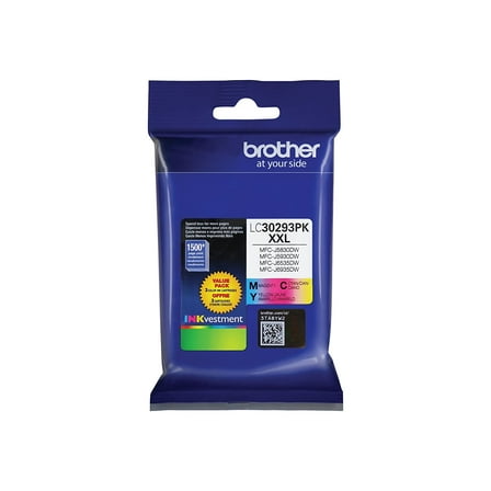 Brother Genuine LC3029 Super High Yield Color Ink Cartridges 4-Pack (BK ...