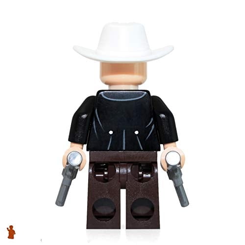 Minifigura LEGO: Lone Ranger con 2 Revólveres de Plata (Versión 2013 ...