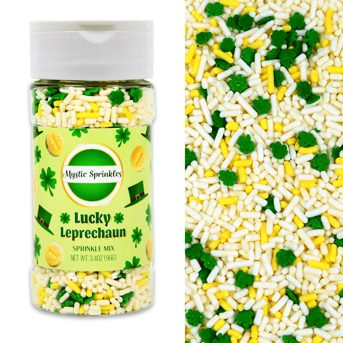 Mystic Sprinkles Lucky Leprechaun Sprinkle Mix 3.4oz Bottle - Walmart.com