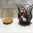 ANXPTIME Wire Coffee Organizers Mug Designed Tray with Wood Stand Home ...