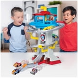 PAW Patrol, Adventure Bay Rescue Playset, Race Track with Marshall ...