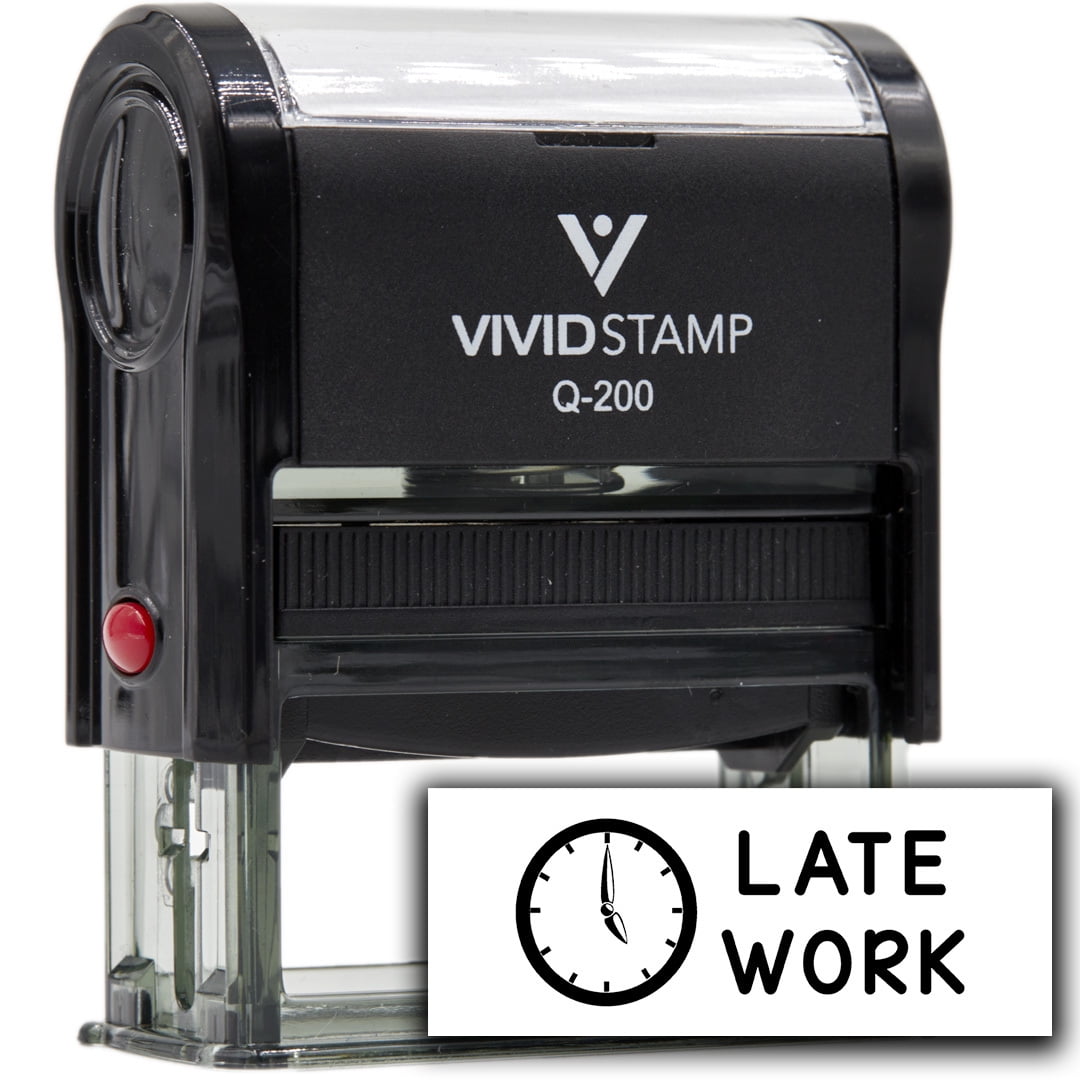 Vivid Stamp Late Work Stamps For Grading Self-Inking Rubber Stamps ...